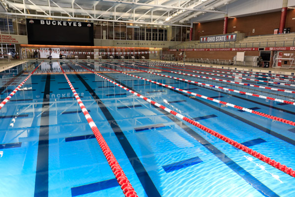 Full pool view of lanes at Ohio State| Pool & Spa News
