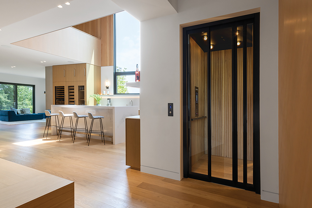 Custom Elevator Links the Old and the New at The Glen | Builder Magazine