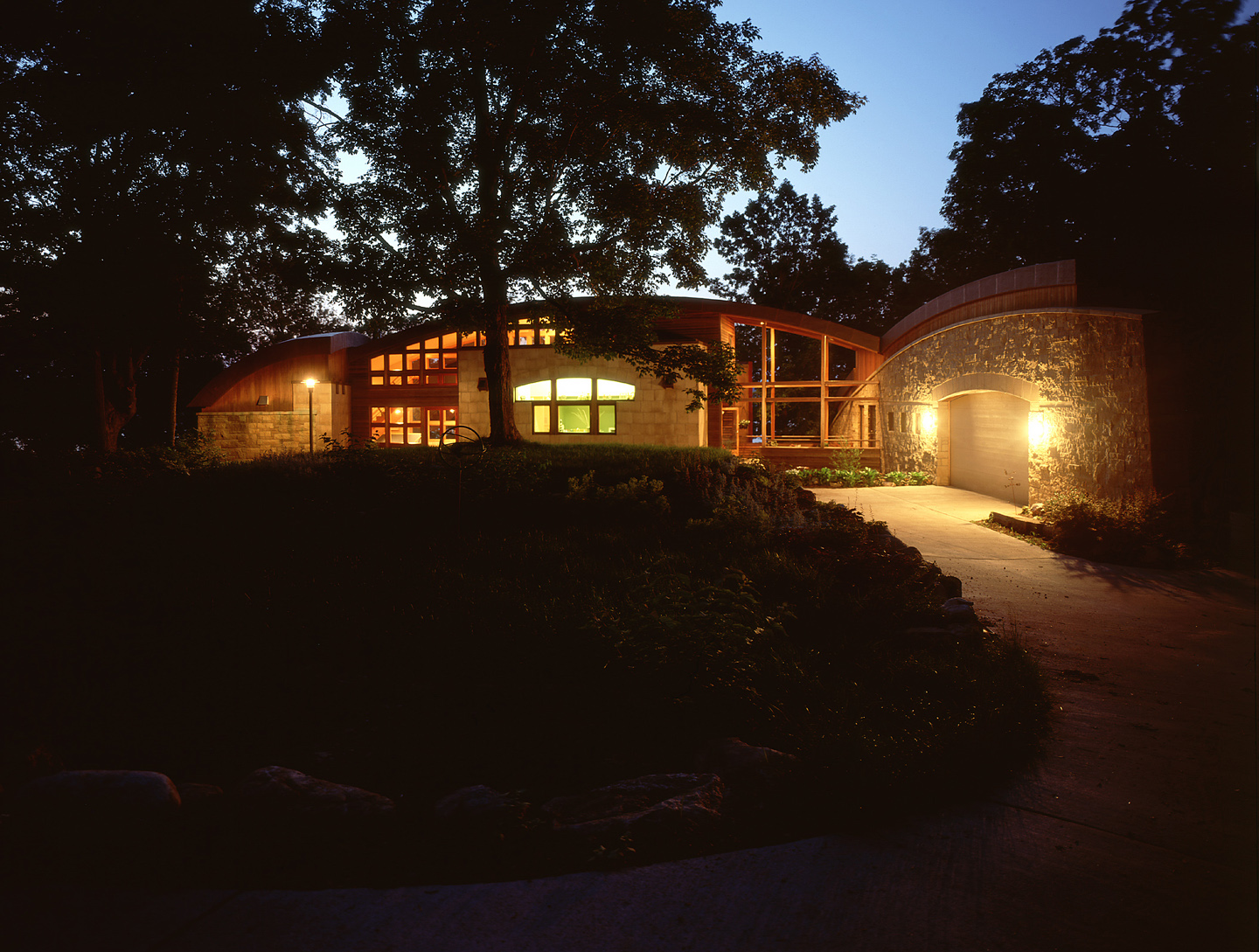 Long Lake Point, a secluded contemporary lakeshore home 15 minutes west ...