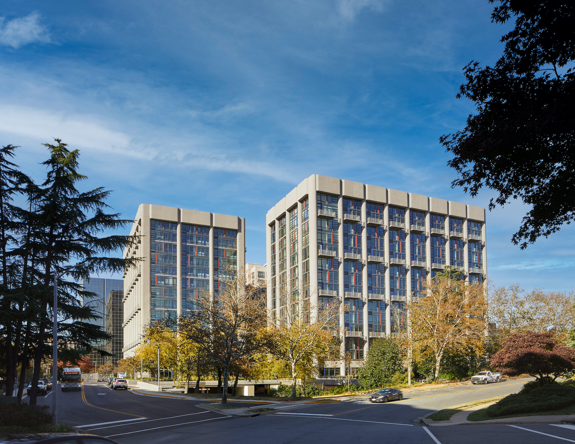 Brutalist Office Towers Re-Imagined as Multifamily Housing ...