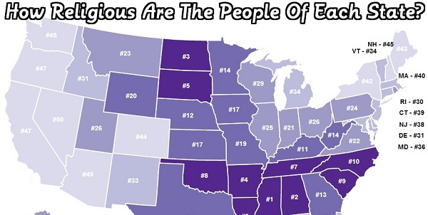 States Ranked By How Religious They Are | Builder Magazine