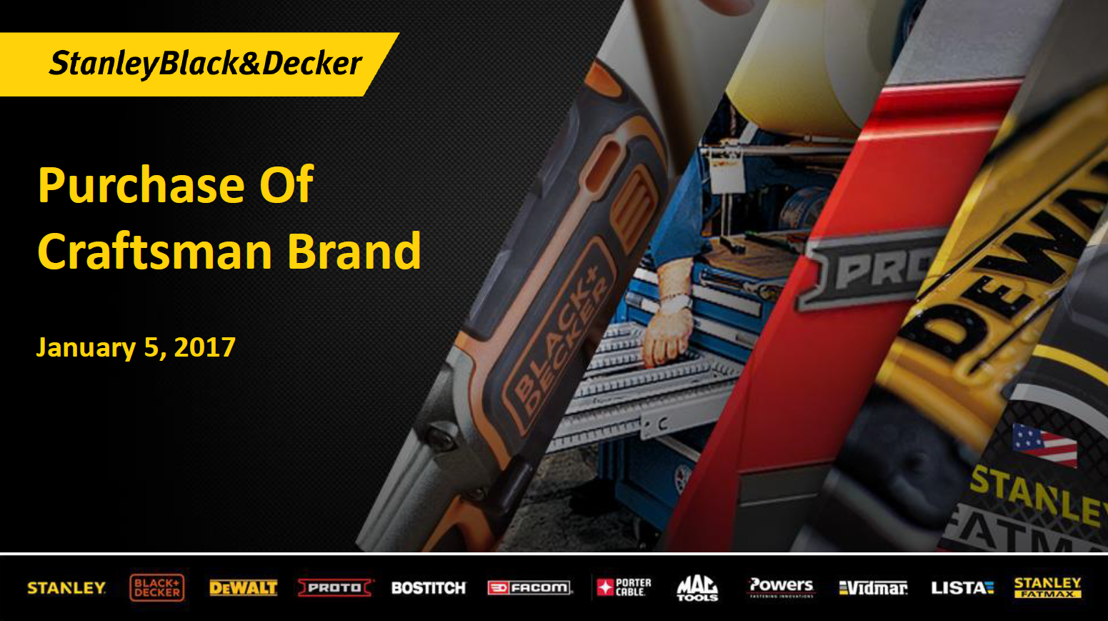 SB&D Buys Craftsman Brand for $900M | JLC Online