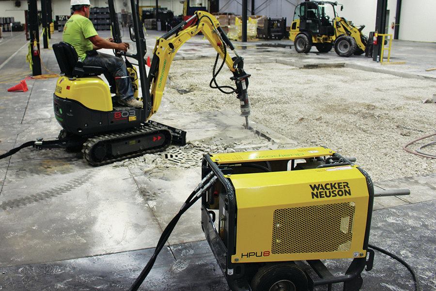 Dual power excavator| Concrete Construction Magazine