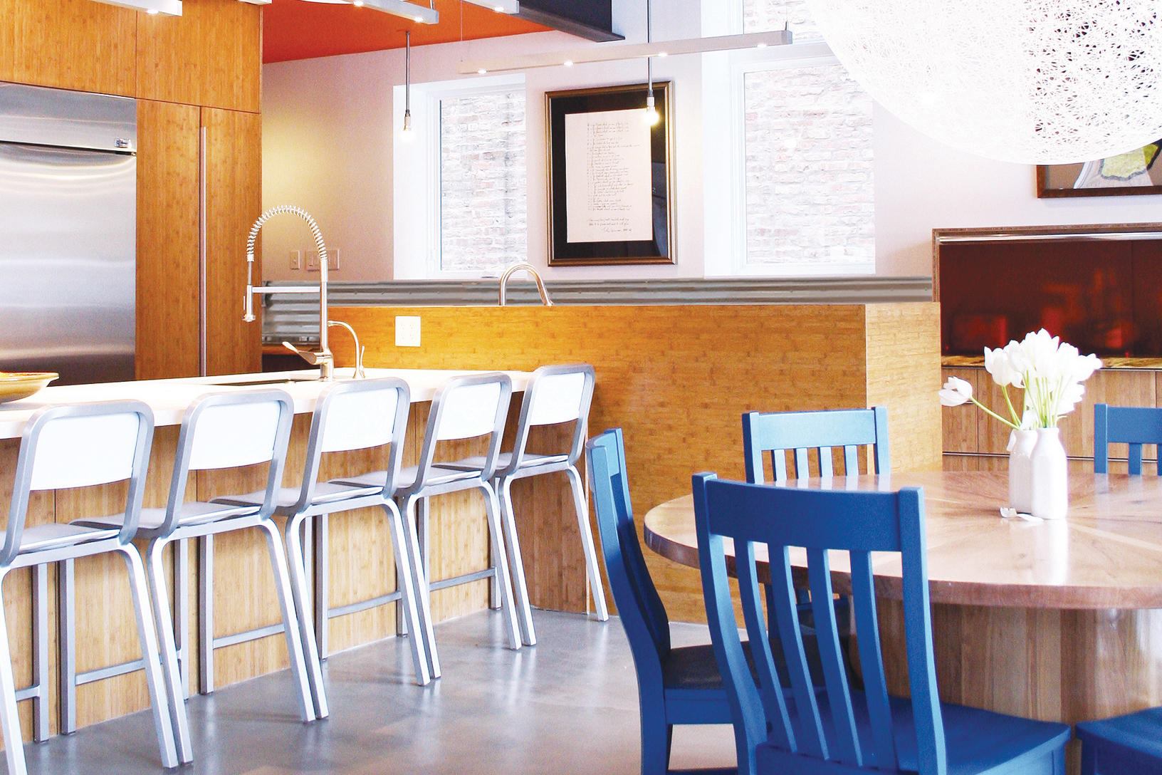 Green Kitchen in a Reborn Schoolhouse | Builder Magazine