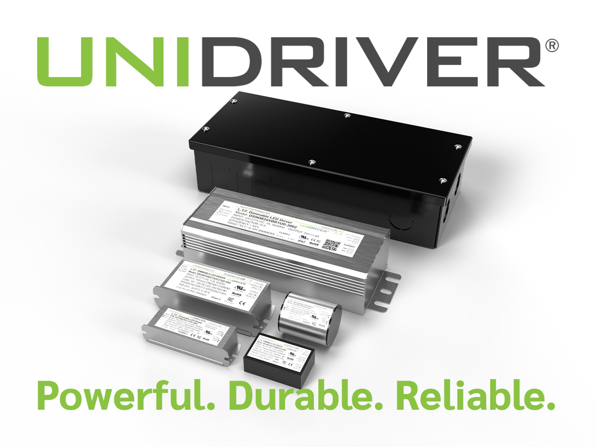 UniDriver Series LED Drivers; Universal Input and Dimmable | Architect Magazine