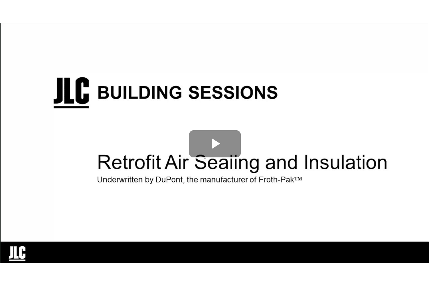 Retrofit Air Sealing and Insulation | JLC Online