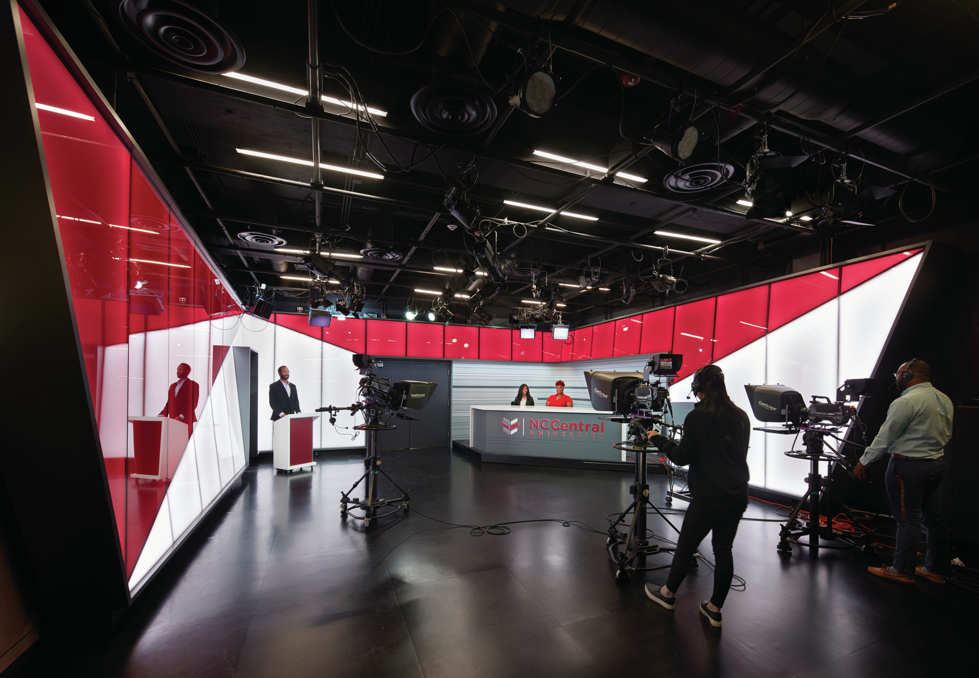 NCCU Television Studio Renovation, by Evoke Studio Architecture ...