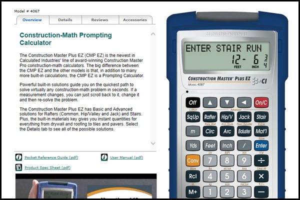The Construction Master Plus EZ – powerful, easy-to-use prompting ...