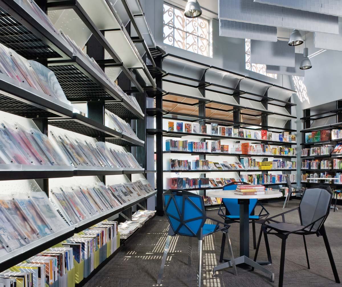 Shelving System, Glendale Satellite Library | Architect Magazine