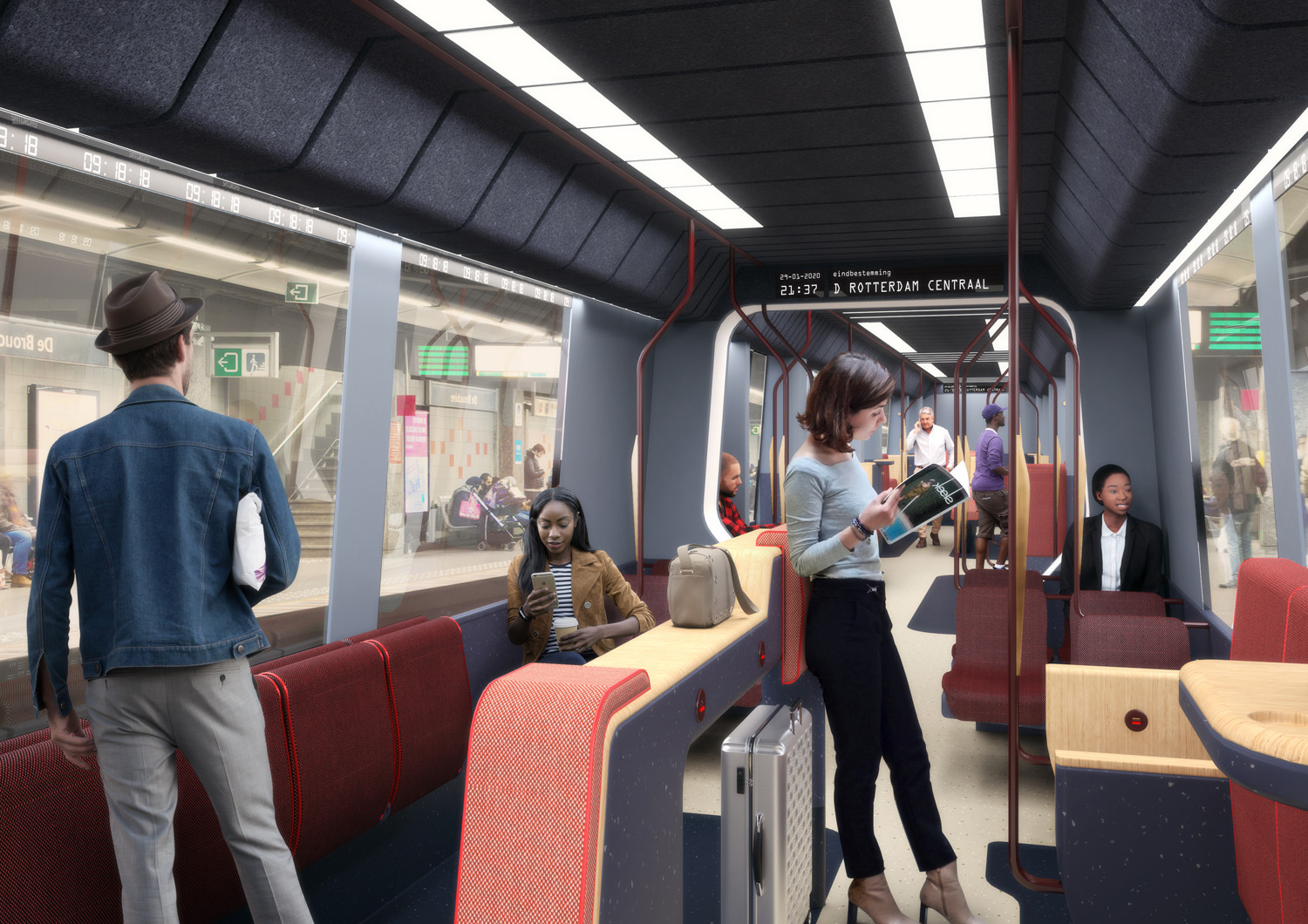 RET Metro Interior, by Mecanoo | Architect Magazine