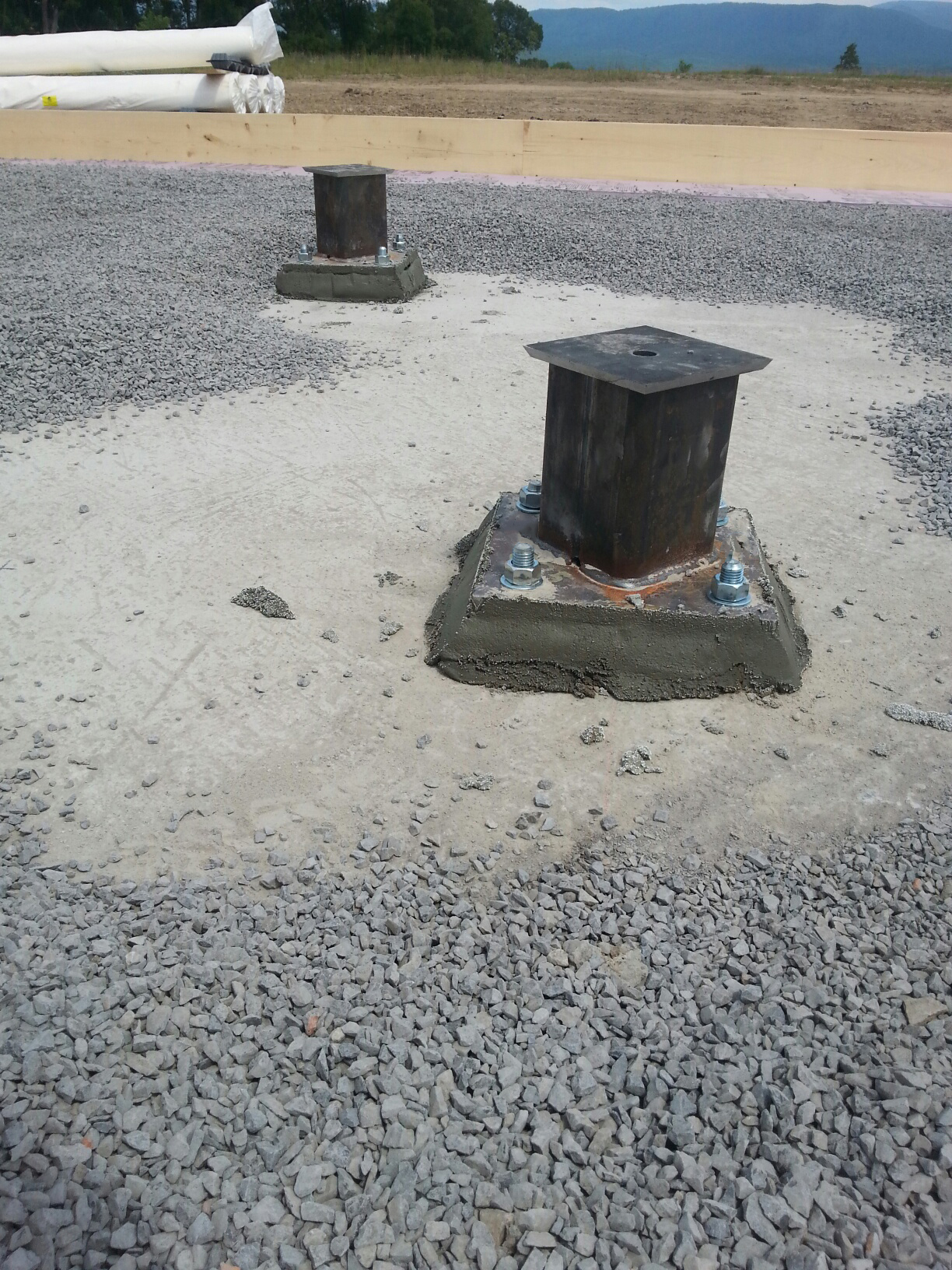 Decorative Metal Column Bases | Shelly Lighting