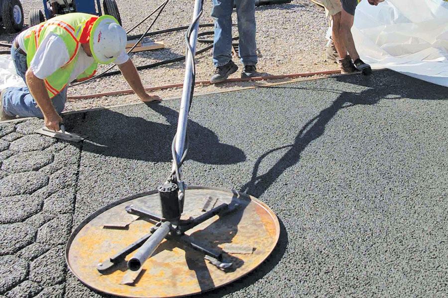 Bunyan Industries + Pervious Skipfloat| Concrete Construction Magazine ...