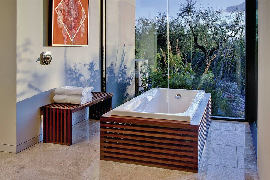 Pima Canyon Master Bath | Builder Magazine