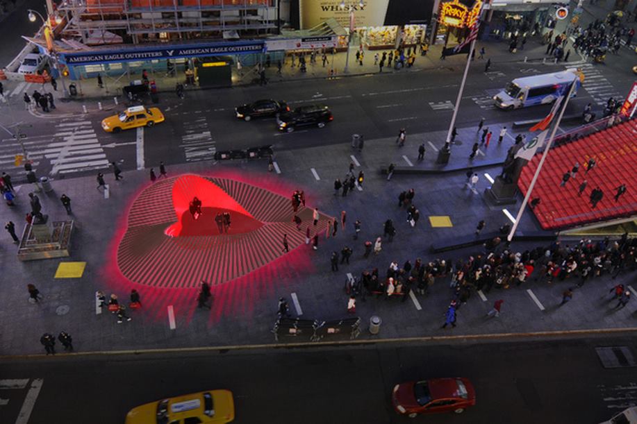 New York Firm Designs Lit Heart for Times Square Valentine’s Day ...