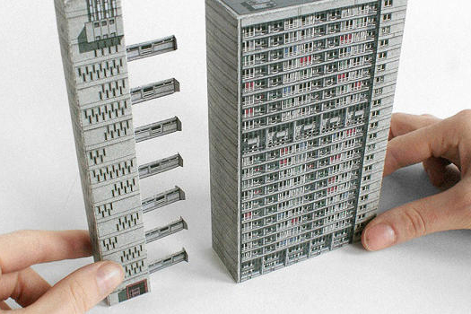 Brutalist Buildings Turned Into Papercraft Models | Architect Magazine