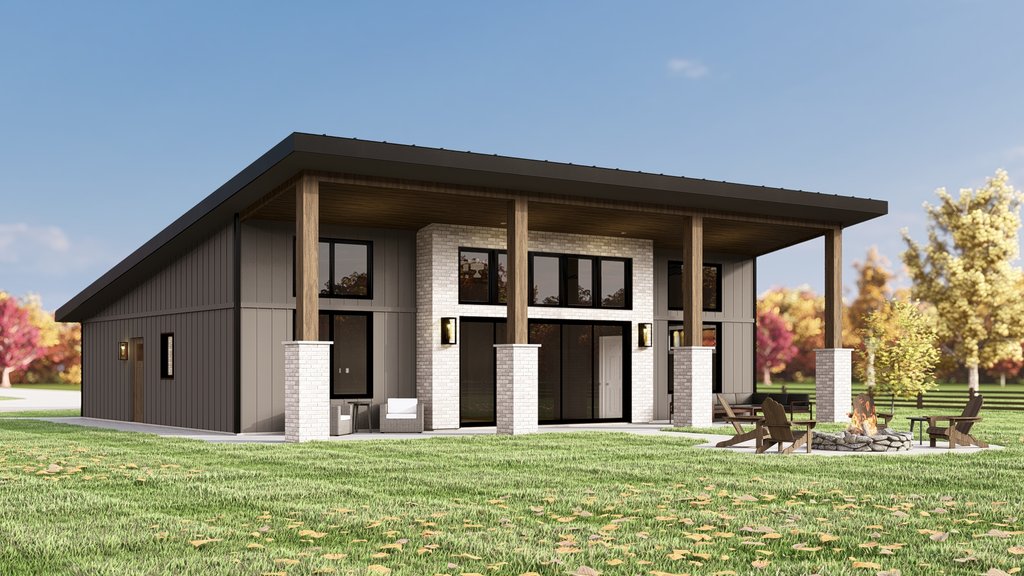 House Plan of the Week: Simple Modern Barndominium | Builder Magazine