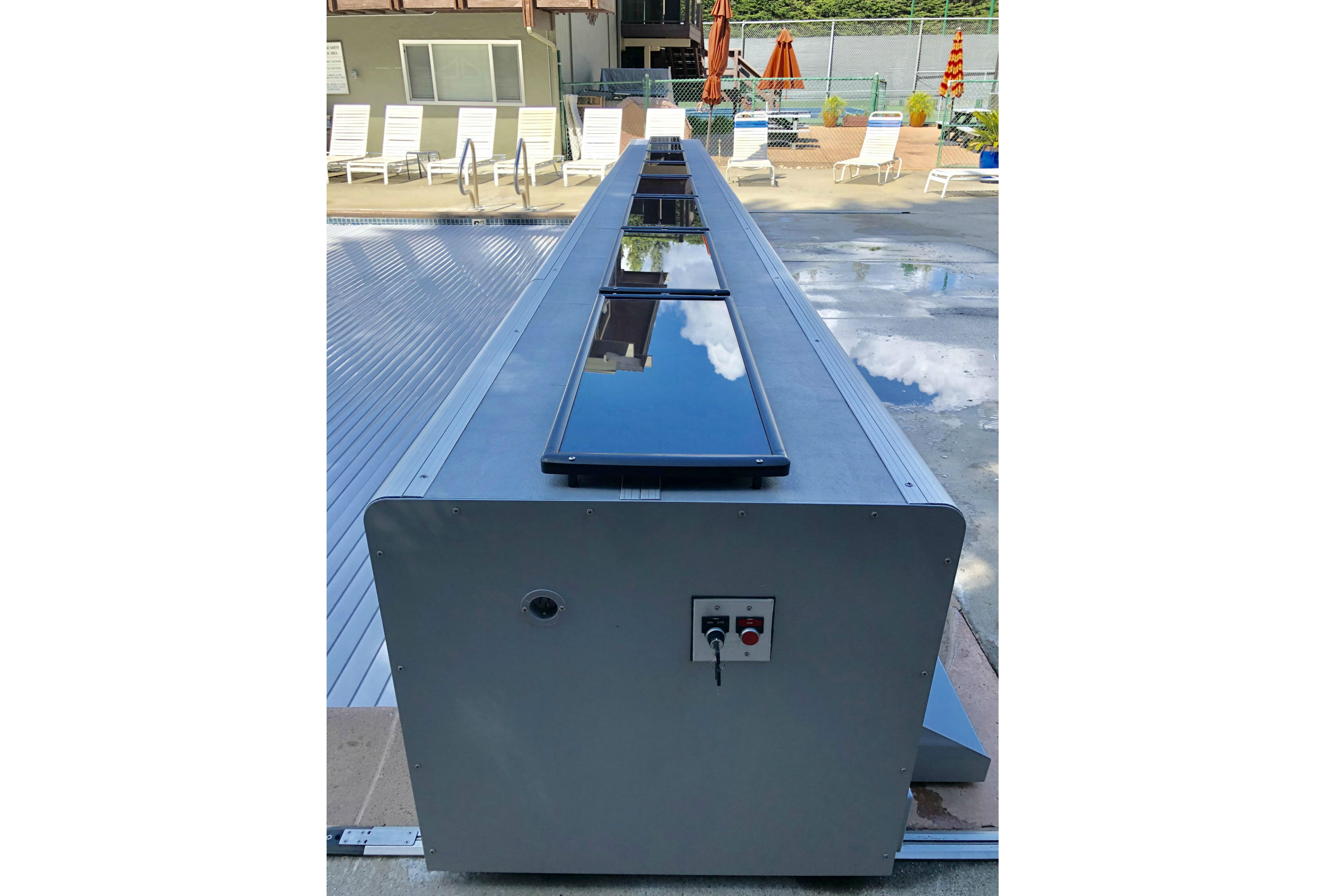 Aquamatic Cover Systems Introduces the HydraLux Solar Moving Bench ...