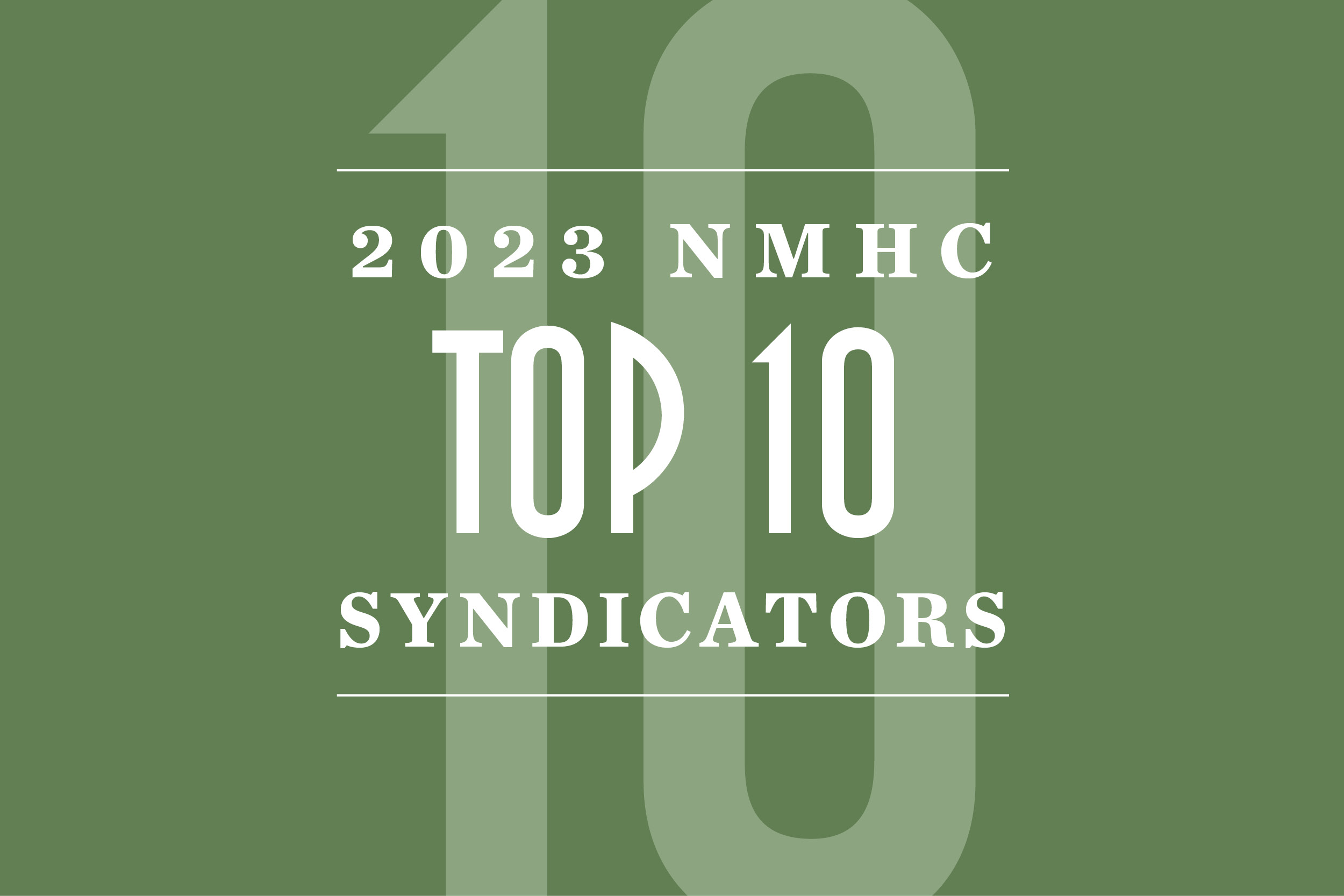 2023 NMHC Top 10 Syndicators | Multifamily Executive Magazine