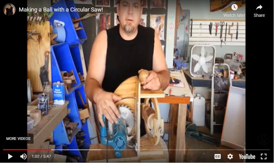 Making a Wood Sphere with a Circular Saw | JLC Online