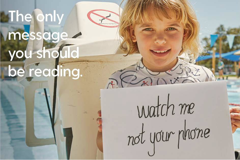 Campaign Prompts Parents to Avoid Digital Distractions at the Pool ...