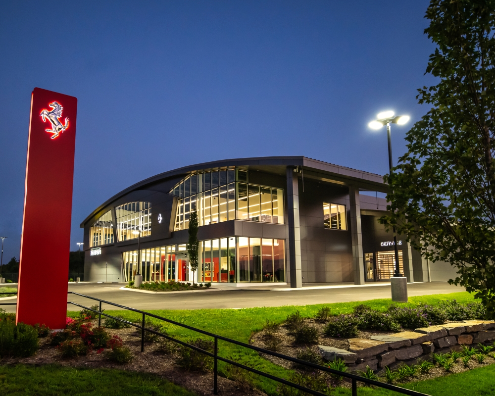 Ferrari Dealership Parks on a Prime Location, Thanks to Propane ...