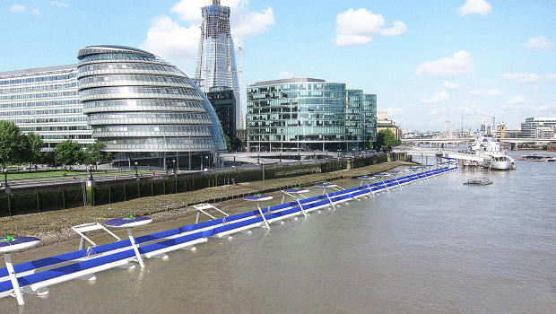 This Floating Bike Path in the Thames Would Give London Cyclists a Car ...