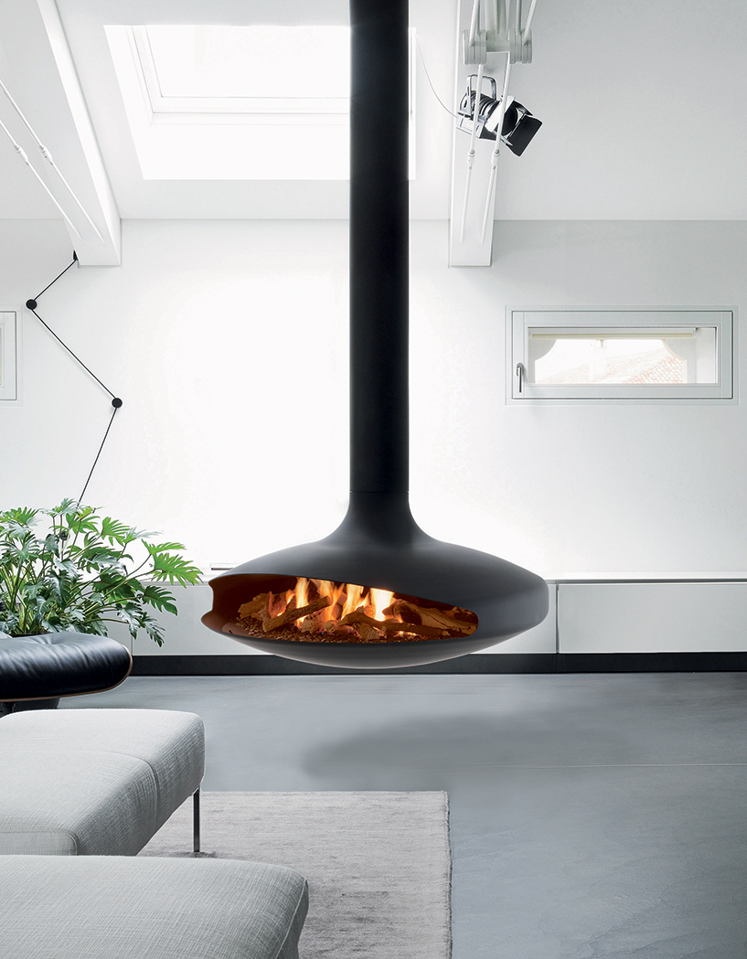 Gyrofocus Gas Suspended Fireplace | Architect Magazine