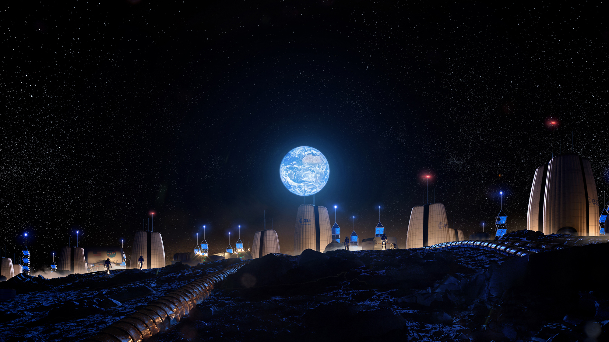 2019 R+D Awards Honorable Mention: Moon Village, a Vibrant Hub in the ...