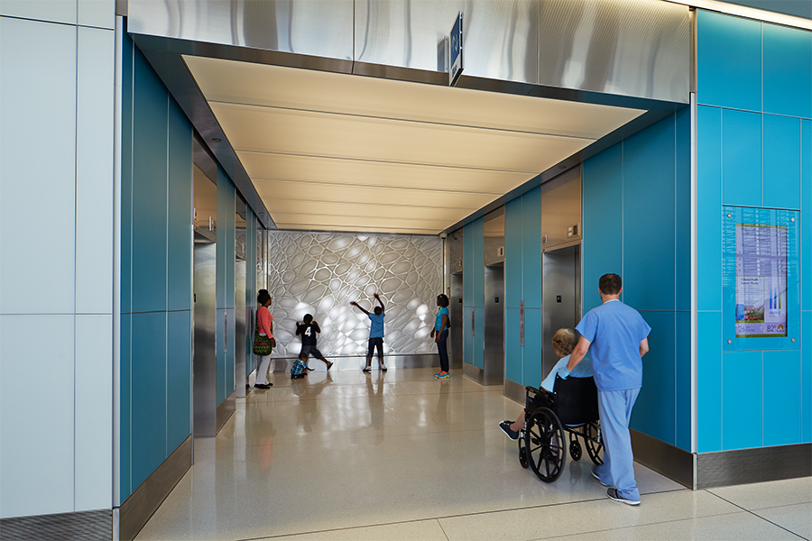 Hospital Lift Lobby Design