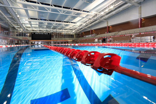 Racing lanes in the pool at Ohio State| Pool & Spa News