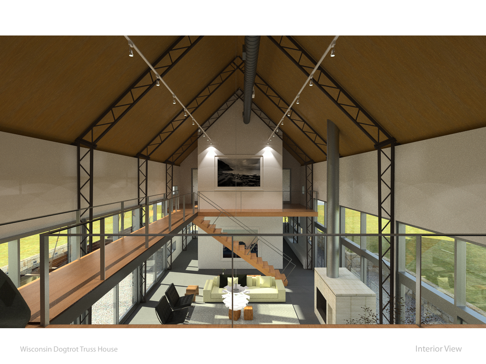 Wisconsin Dogtrot Truss House | Architect Magazine