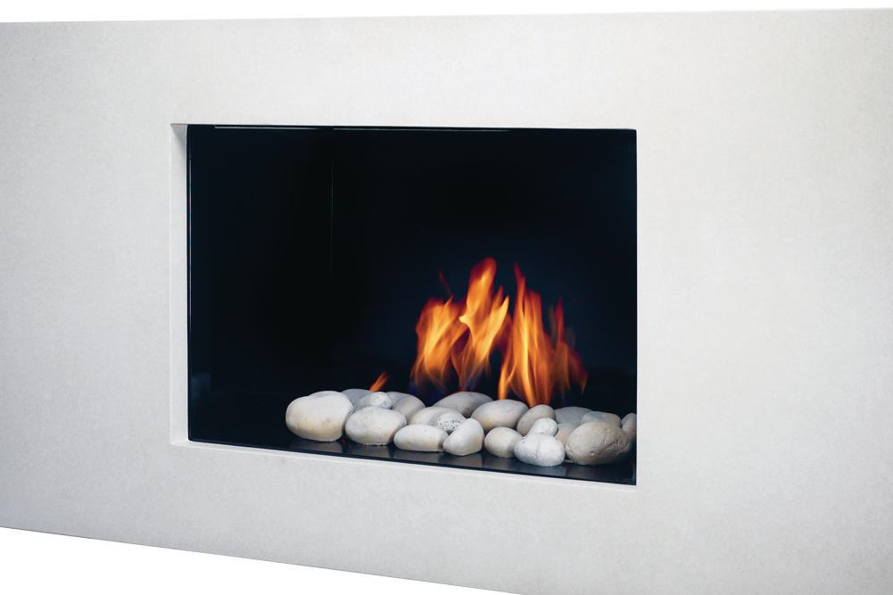 Colorful Makeover for European Home's Vision Gas Fireplaces | Builder ...