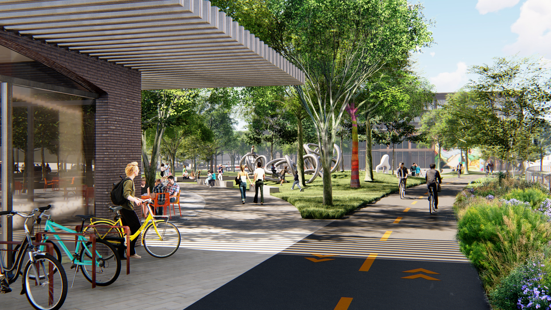 Fayetteville Cultural Arts Corridor by Nelson Byrd Woltz Landscape ...