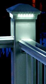 De-Kor by Mile High Balusters LED Post Cap Light | Builder Magazine