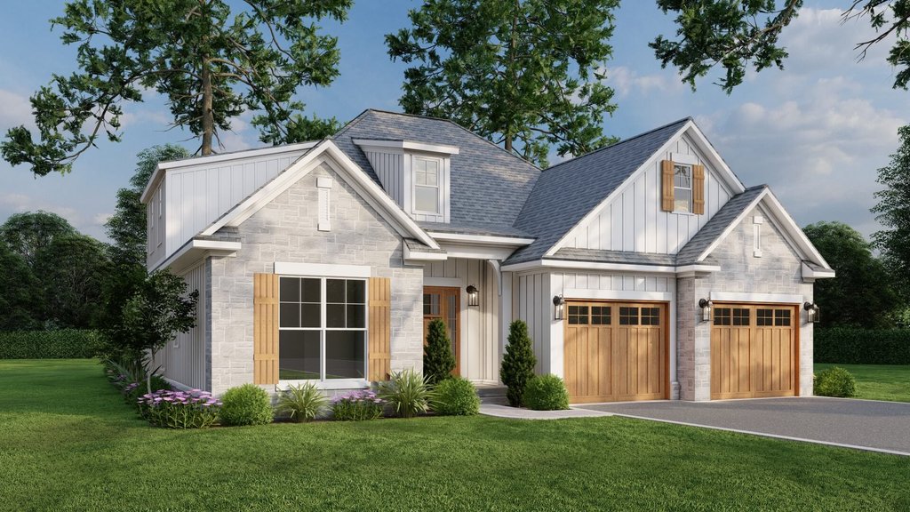 House Plan of the Week: 2,457 Square Feet With a Front-Facing Garage ...