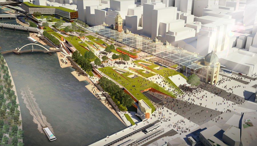 Flinders Street Station Proposal | Architect Magazine