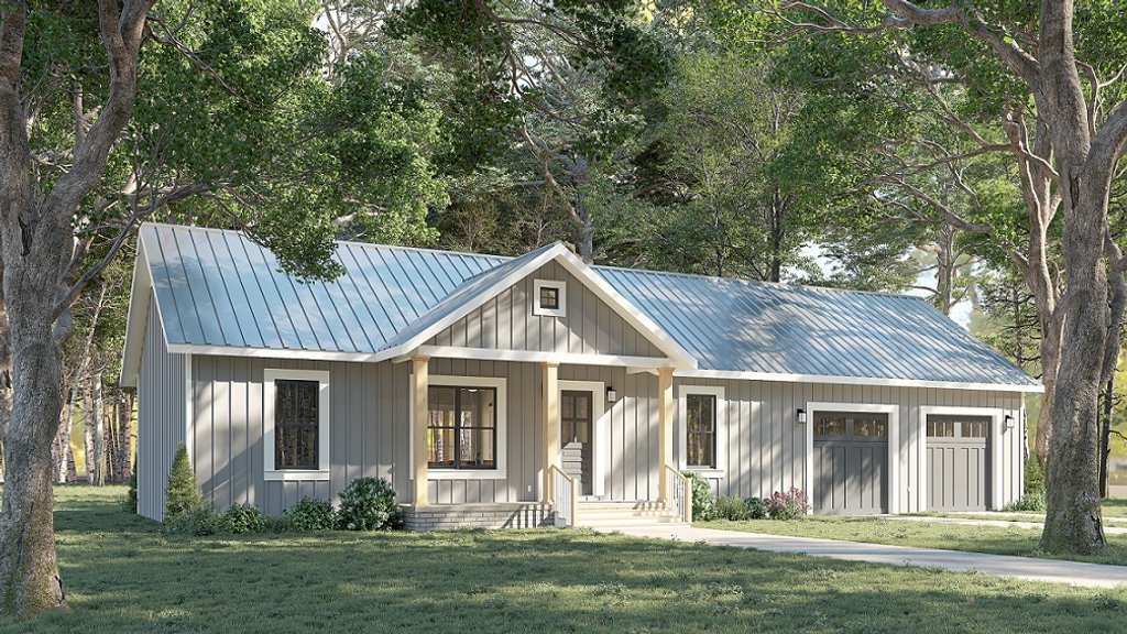 House Plan of the Week: Dreamy Farmhouse With Rectangular Footprint ...