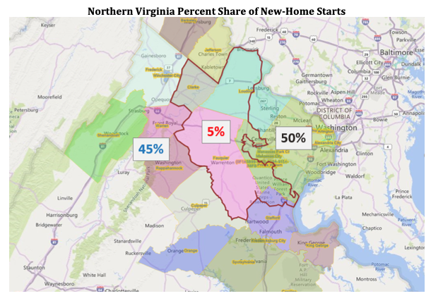 Northern Virginia County Lines North & South Carolina And Virginia