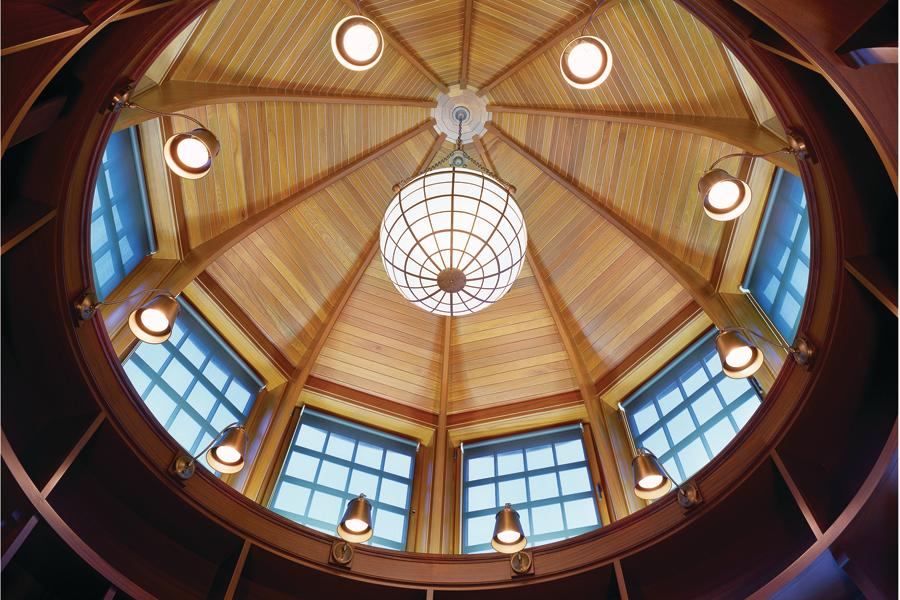 Home Library Tower Captures Light and Views | Builder Magazine