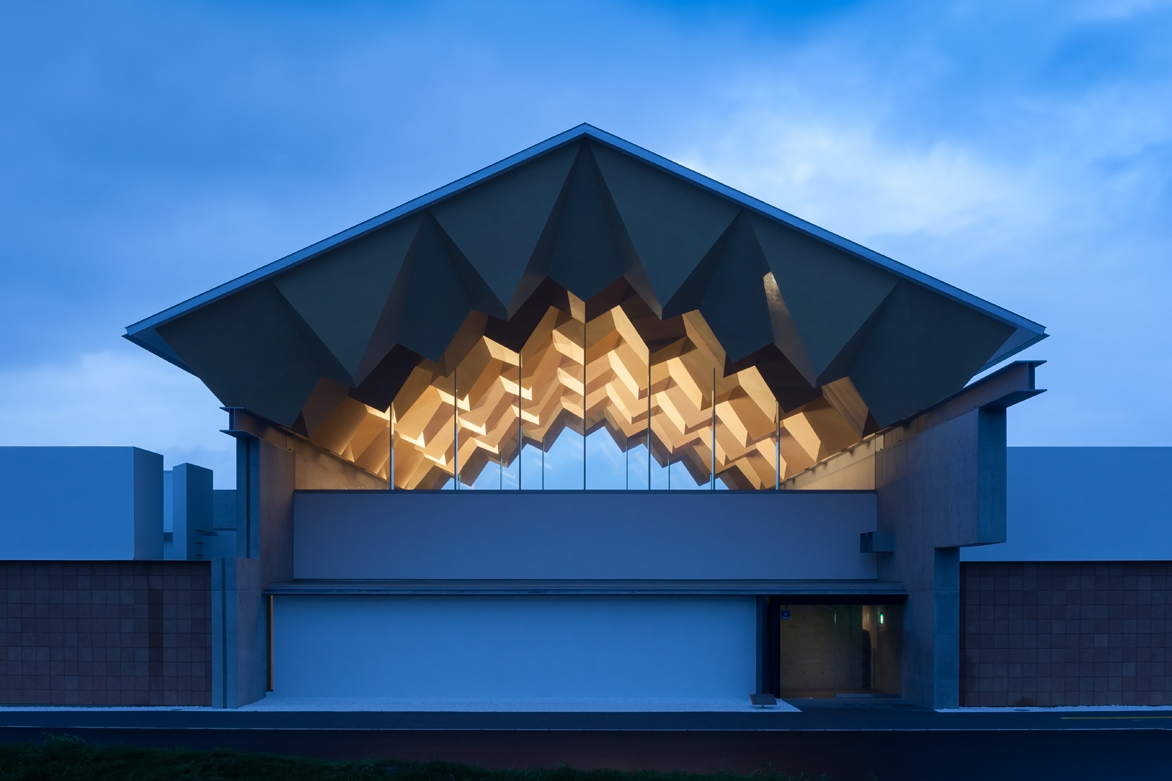 Miyahata Jōmon Museums Faceted Ceiling Architect Magazine Cultural
