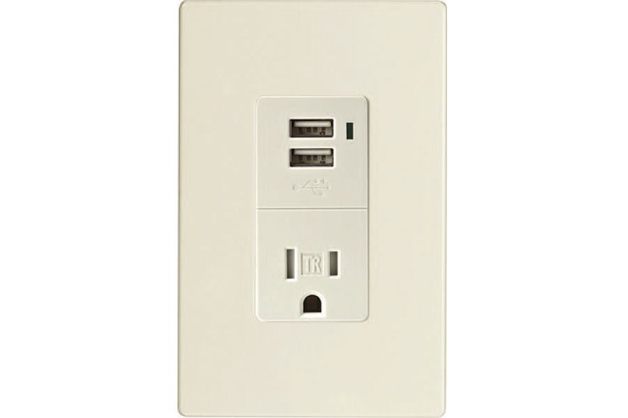 Wall Outlet with USB Recharging Port | JLC Online