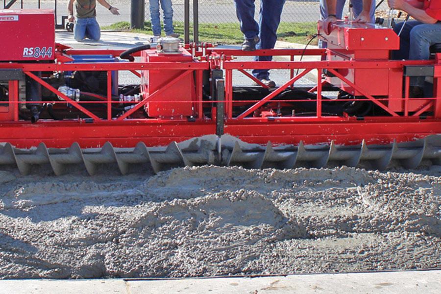 Allen Engineering Corp. + RS 844 Roller Screed| Concrete Construction ...