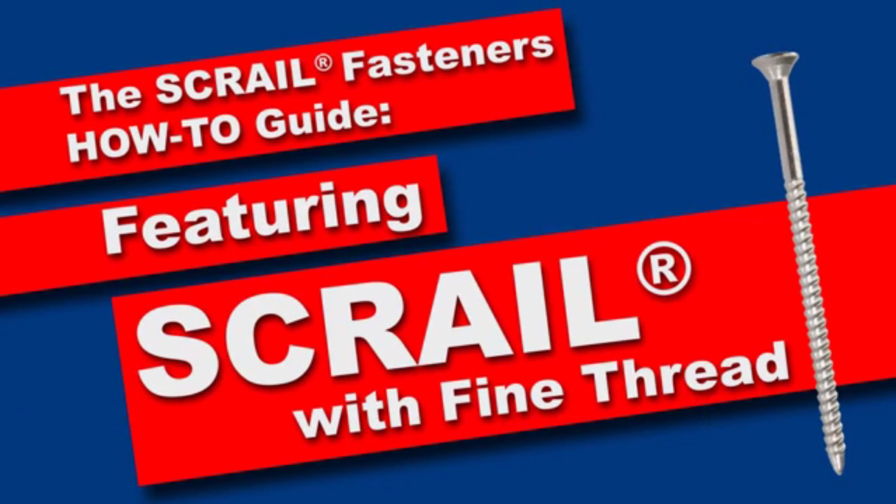 SCRAIL® with Fine Thread - HOW-TO Guide | JLC Online