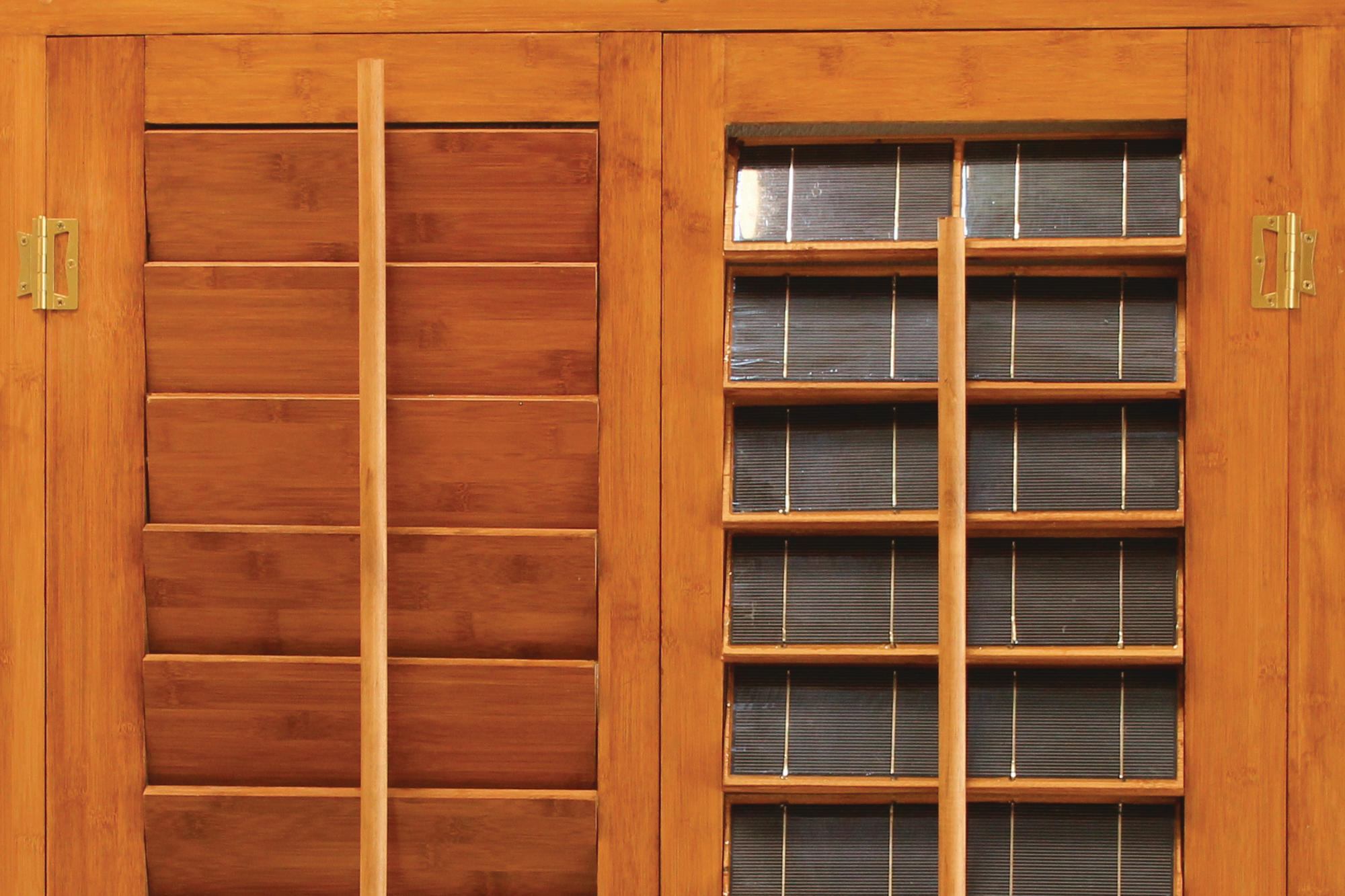 Plug 'N Save Energy Products' PV Solar Shutter | Builder Magazine