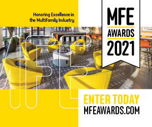 Call for Entries: 2021 MFE Awards | Multifamily Executive Magazine