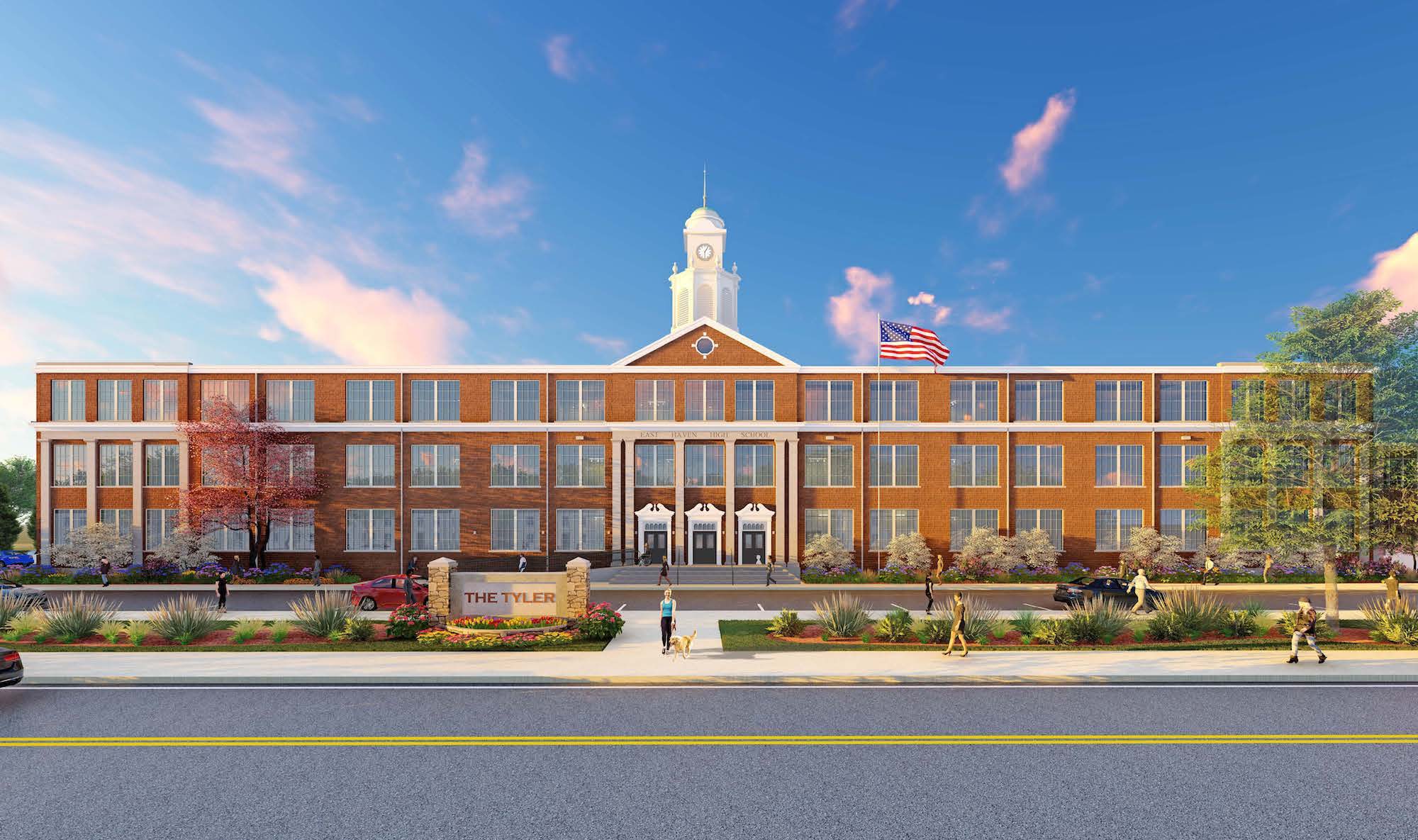 Impressive High School Building