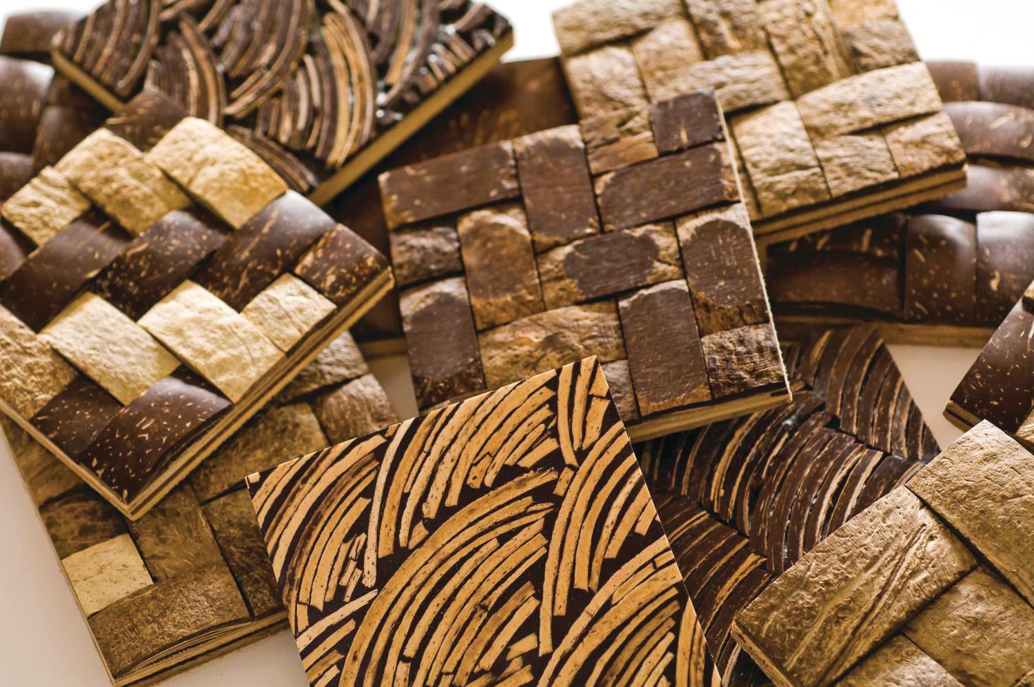 Reclaimed Coconut Shell Tiles from Kirei| EcoBuilding Pulse Magazine ...