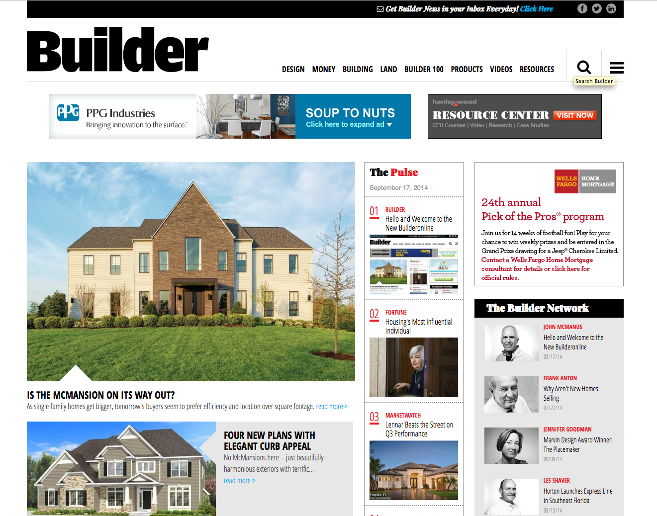 Hello and Welcome to the New Builder Online | Builder Magazine