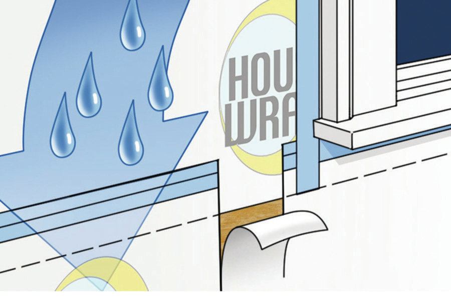 Installing Reverse-Lapped Housewrap | Builder Magazine