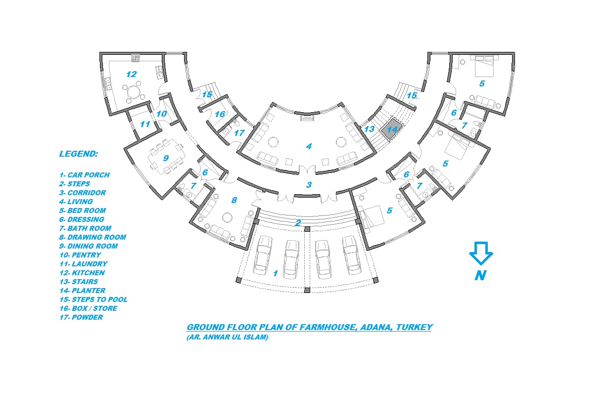 Flying Hawk shape Farm House, Adana, Turkey | Architect Magazine